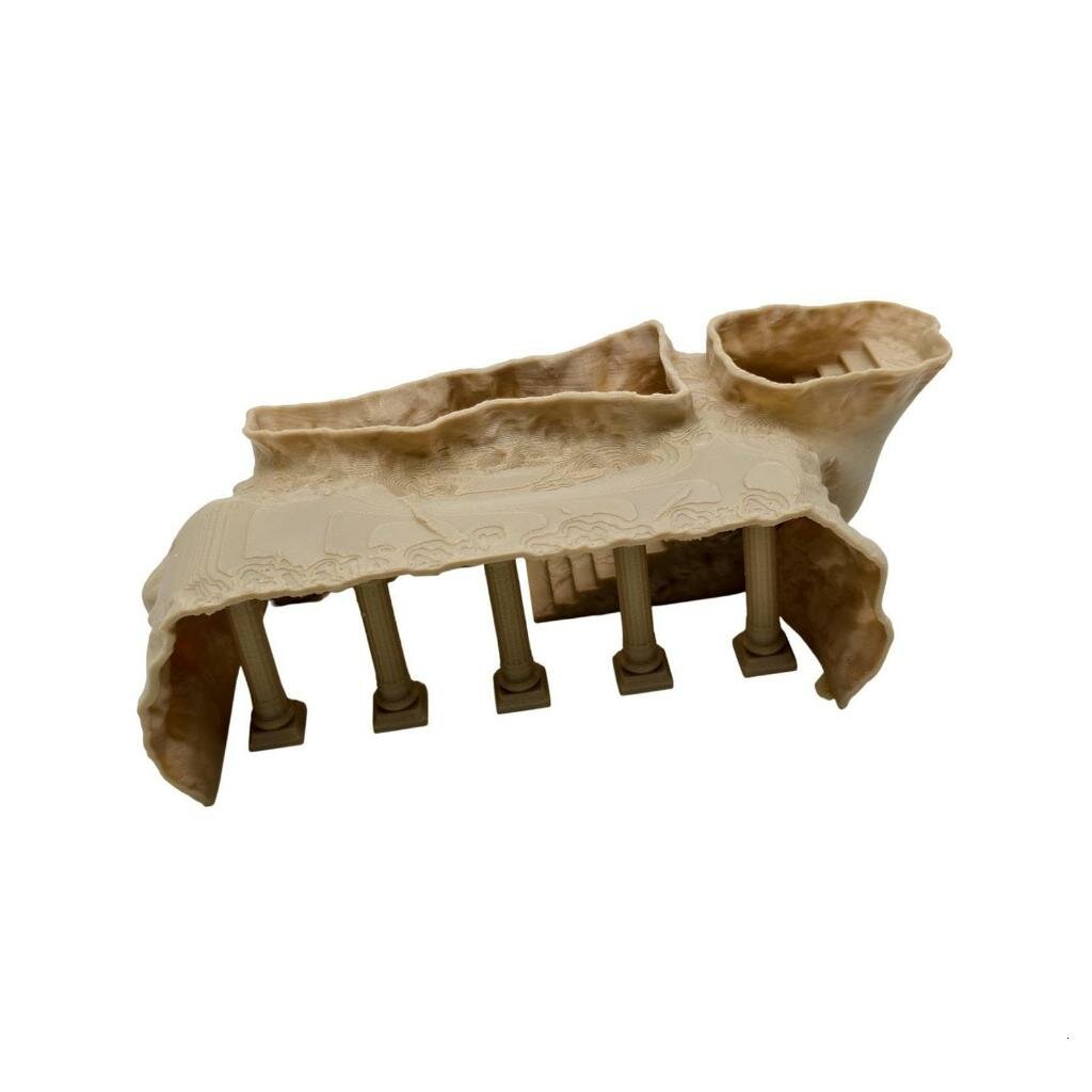 Домик для аквариума, укрытие для рыб, Цвет пустыни - S