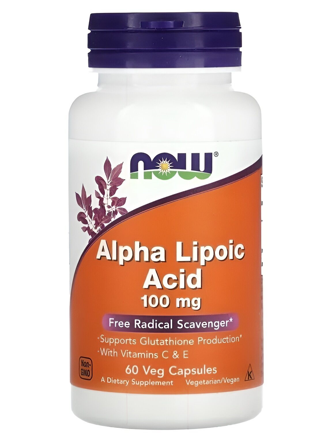 Биологически активная добавка на_у Alpha Lipoic Acid, антиоксидант, 60 капсул