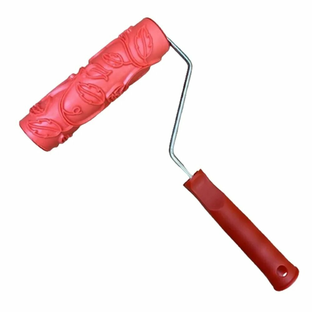 Декоративный резиновый валик для краски 178 мм с текстурой, инструмент для дома, универсальный стиль