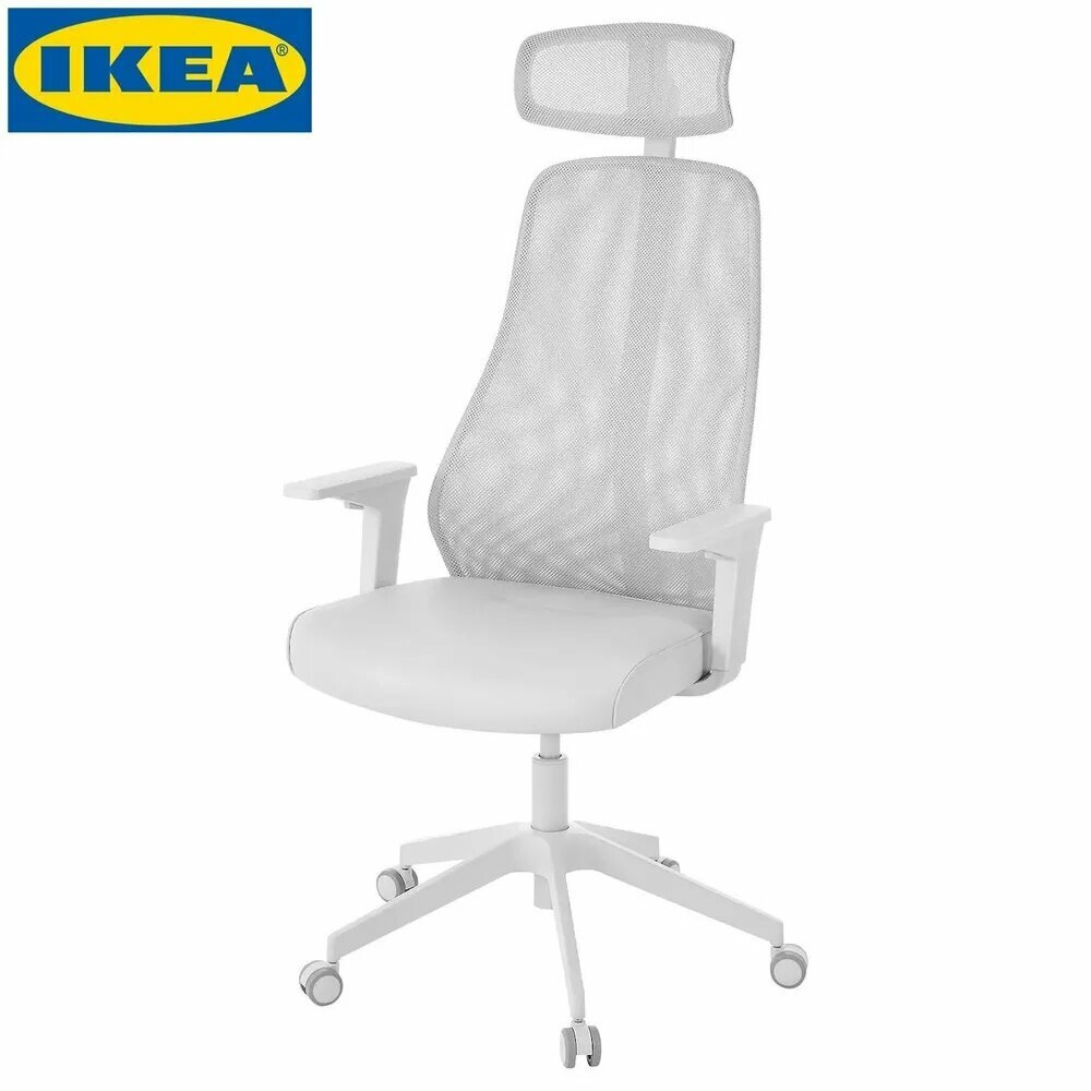 IKEA Игровое компьютерное кресло, светло-серый