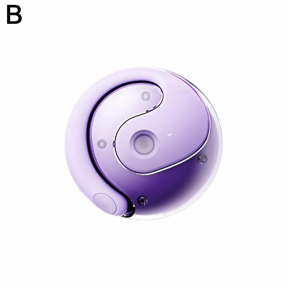 Наушники для бега, легкие, устойчивые, комфортные, Bluetooth V5.3, время работы до 20 часов, водонепроницаемые - Черный, Сиреневый