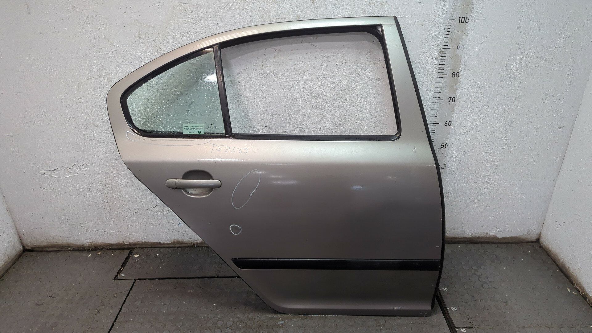 Дверь боковая (легковая) правая задняя Skoda Octavia (A5) Б/У