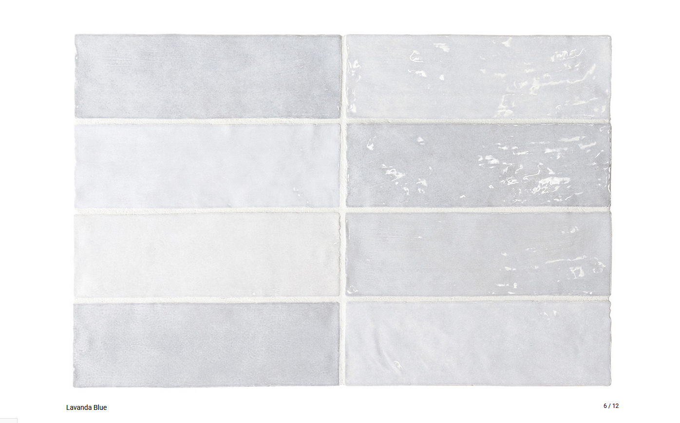 Плитка Equipe LA RIVIERA LAVANDA BLUE, 6,5x20см, 38шт (цена за 1 уп-0.5м2)