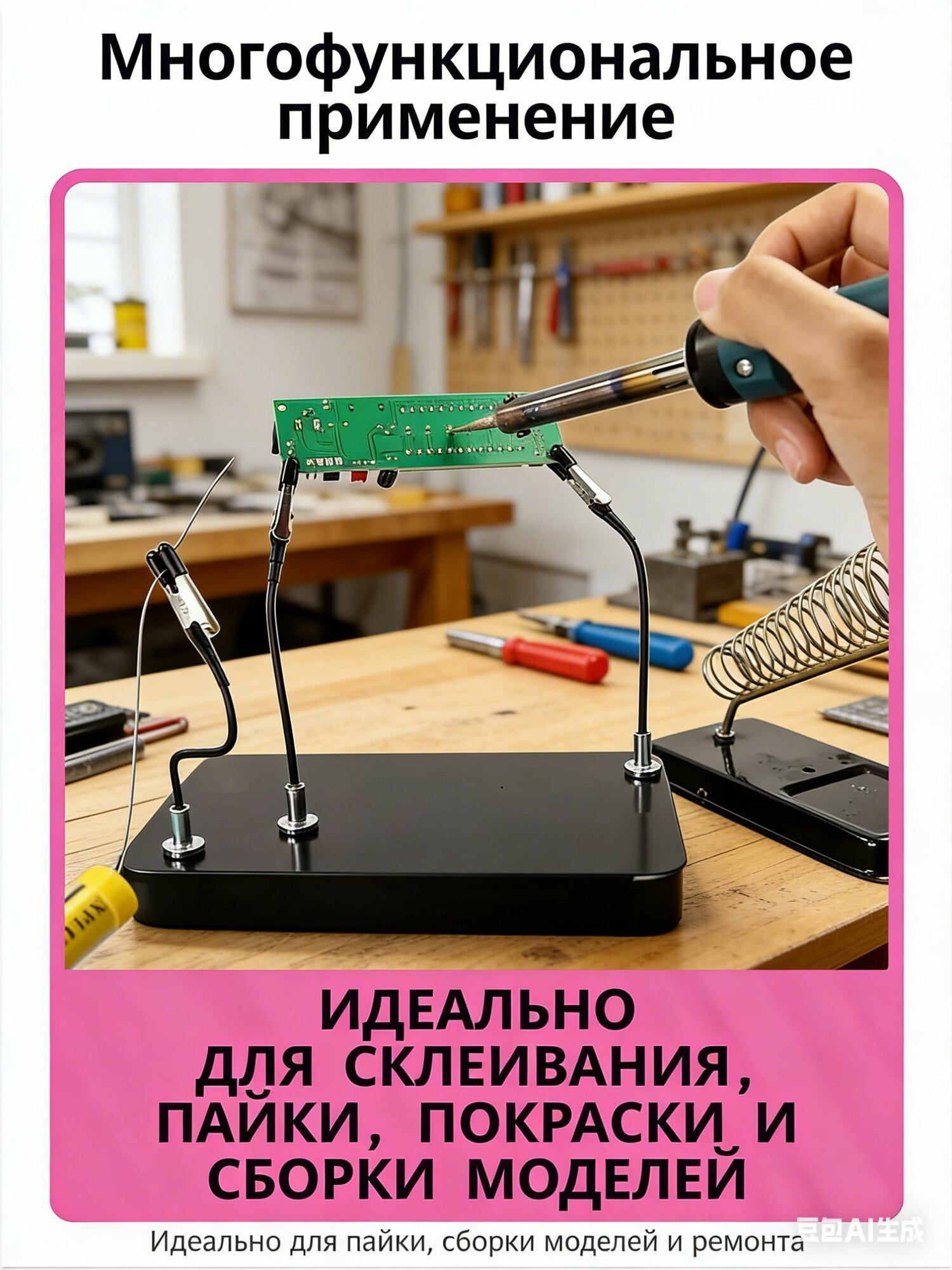 Зажим-держатель для моделизма 12 шт. Набор для моделирования с выдвижным ящиком