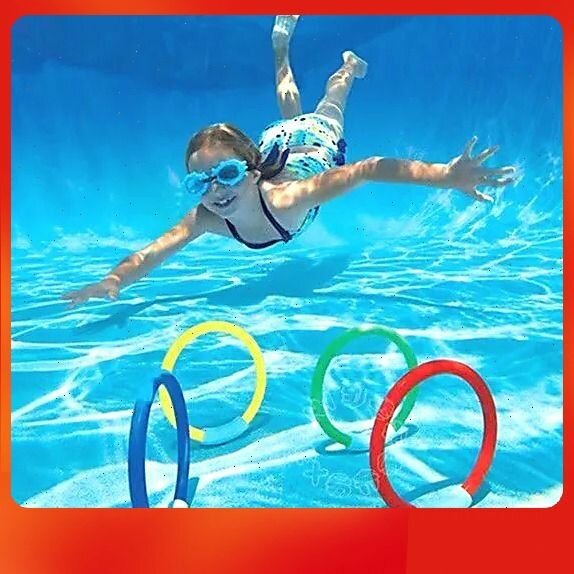 Игрушки для ванной комнаты, тонущие игрушки для ныряния в бассейнах и ванных комнатах, 4 шт