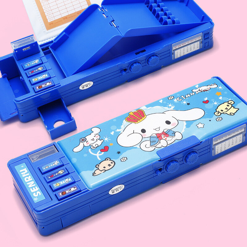 Канцелярский пенал Kapibala, с парольным замком, двусторонний, для начальной школы