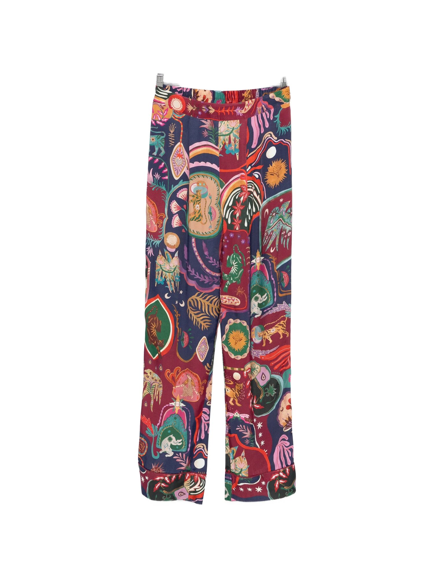 Брюки Elasticated-waistband patterned trousers