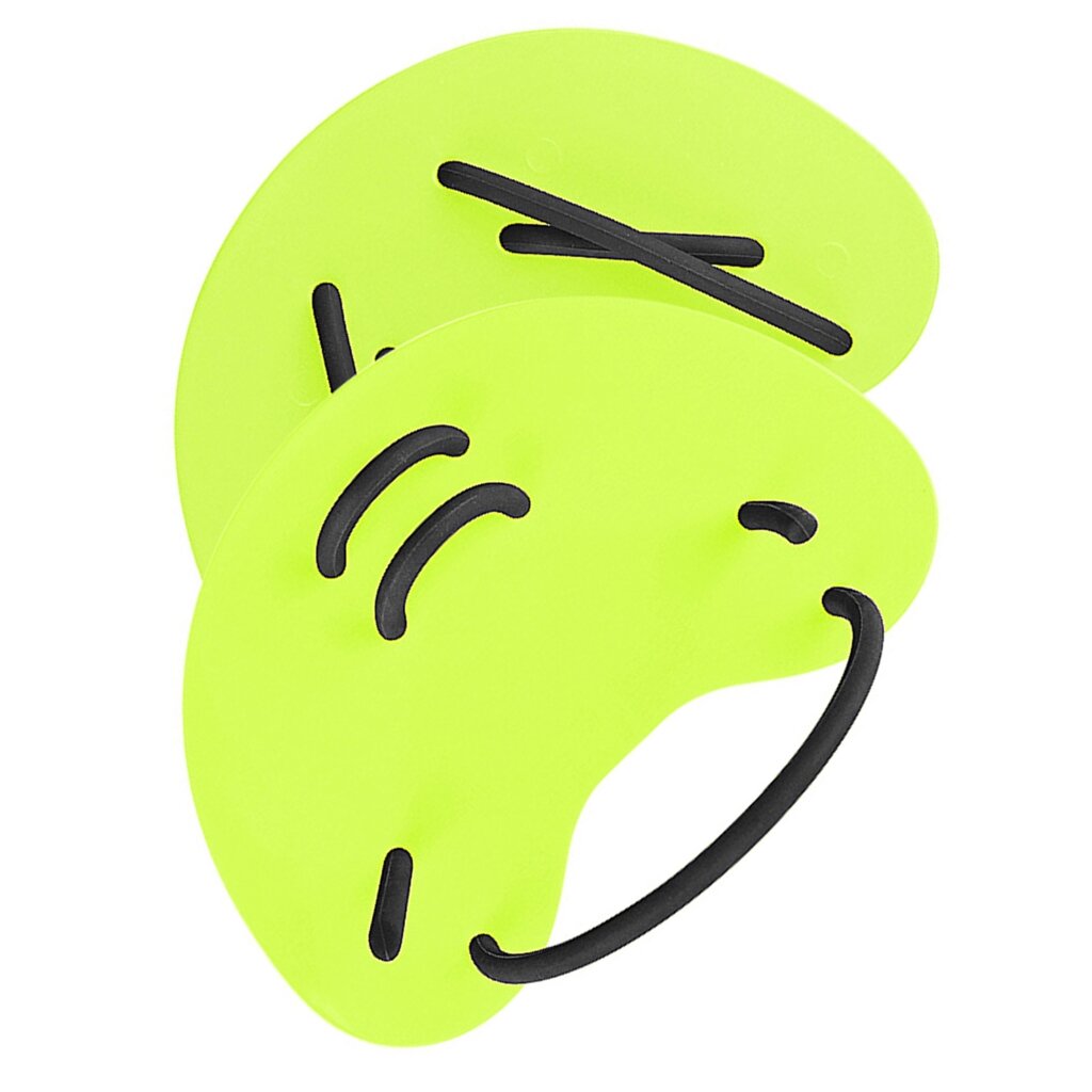 Универсальная плавательная ручная перепонка для взрослых и детей-зеленый