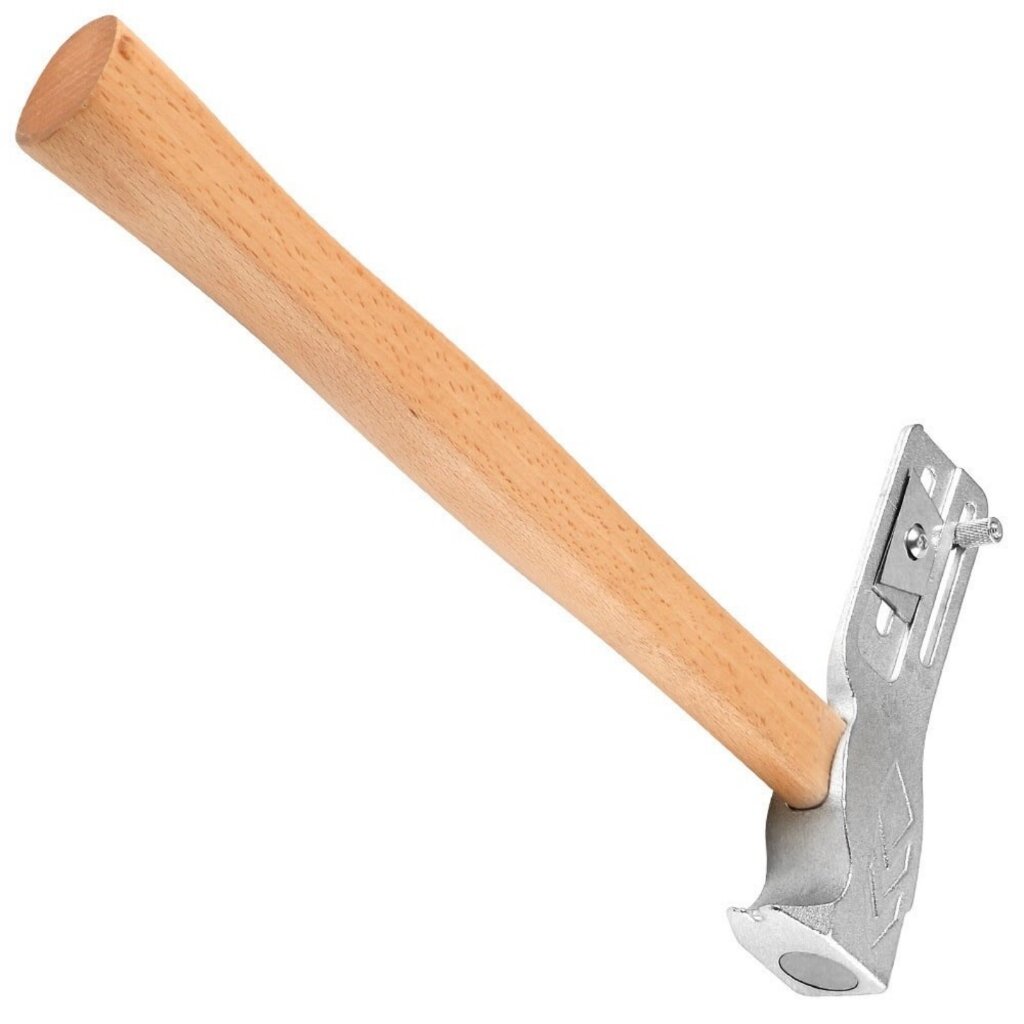 Привлекательная Кровля С Торцевой Поверхностью Для удобства работы Без Покрытия Дубовая Амортизирующая Ручка И Кровельный Резак