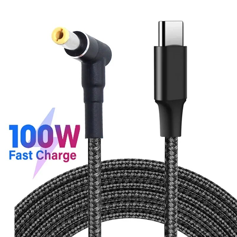 Кабель USB-C для ноутбука 100 Вт 1.8 м