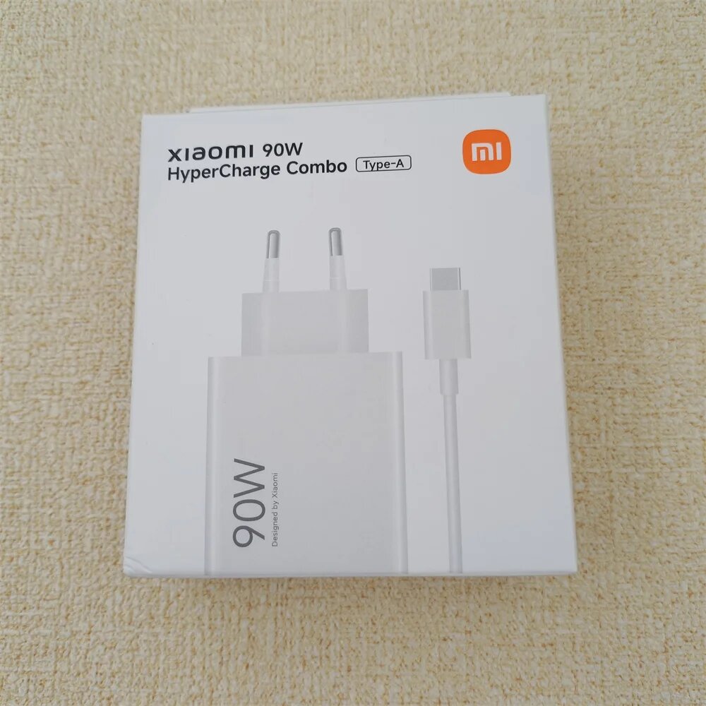 Оригинальное быстрое зарядное устройство Xiaomi 120 Вт, 90 Вт, 67 Вт, EU Hypercharge 90W EU Set