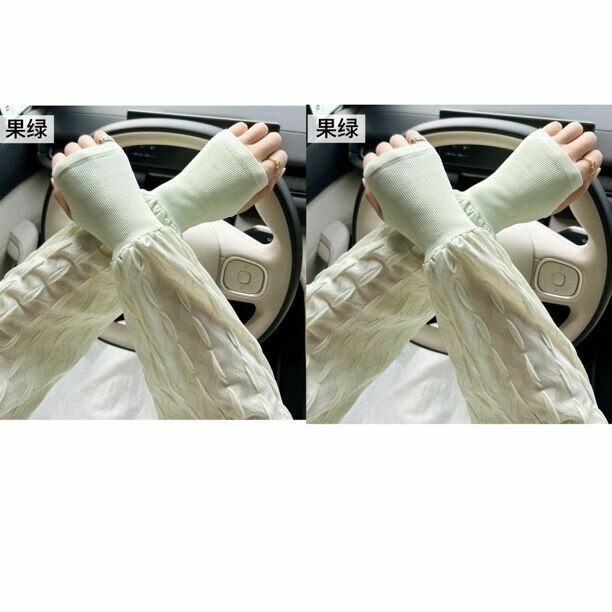 25 новых улучшенных защитных рукавов для женщин, летние рюши, свободные, большие, для активного отдыха, велосипедные защитные рукава из ледяного шелка