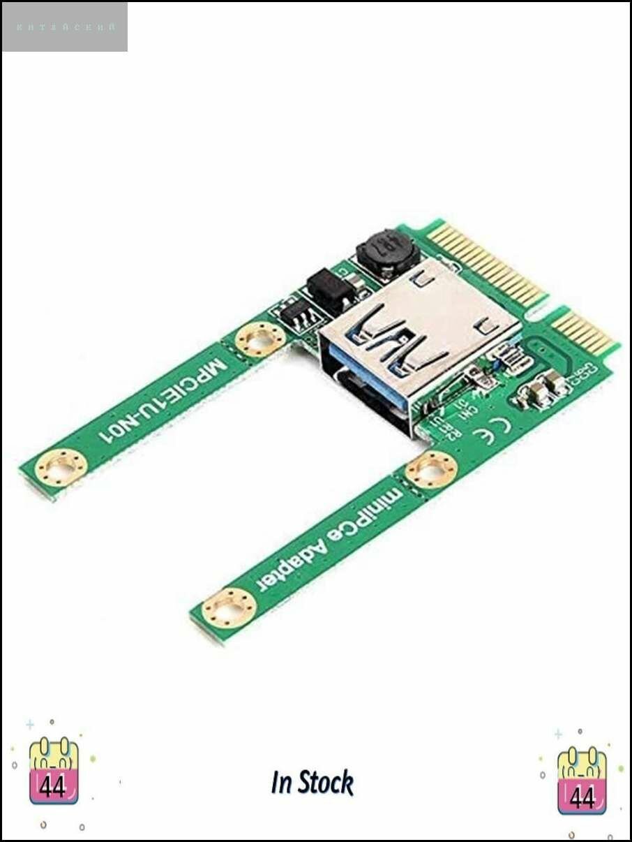 Адаптер Mini PCI-E USB3.0 Переходник PCIe на USB 3. подходит для ноутбуков