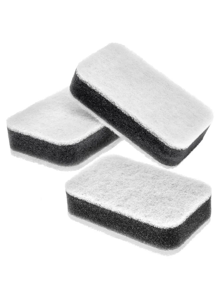 Губки для мытья посуды You'll Love 3 шт цвет черный/белый