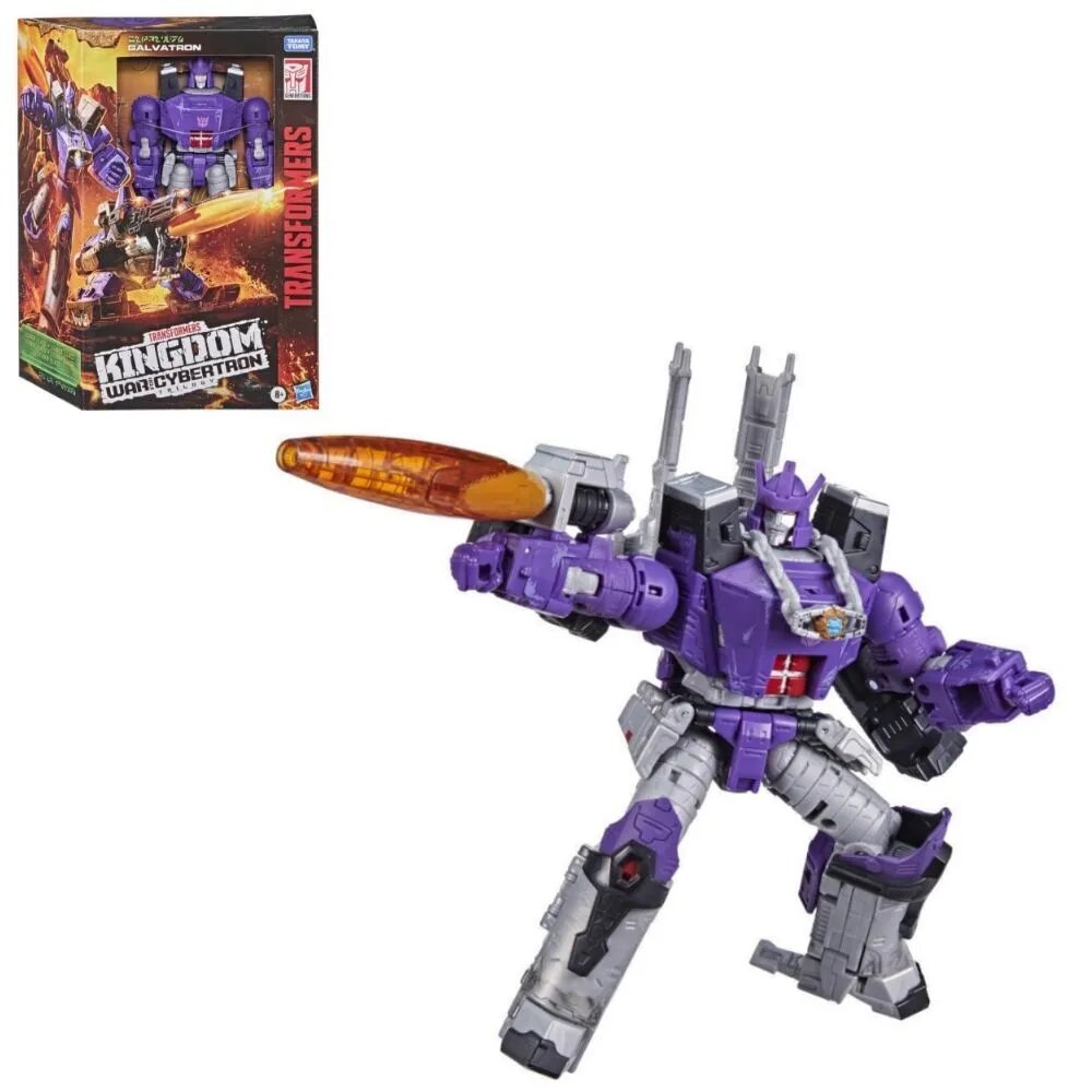 Hasbro Игрушки-трансформеры Generations Война поколений за Кибертрон: Лидер королевства Фигурка Гальватрона WFC-K28 - от 8 лет, 7,5 дюймов F0701