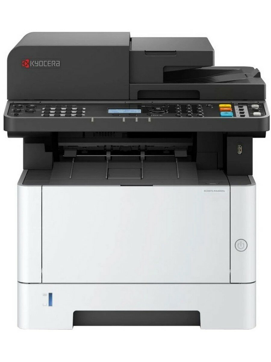 МФУ лазерный Kyocera ECOSYS MA4000x (А4, принтер/сканер/копир, 1200dpi, 40ppm, 1Gb, DADF50, Lan, USB) (110C143AX0) азия