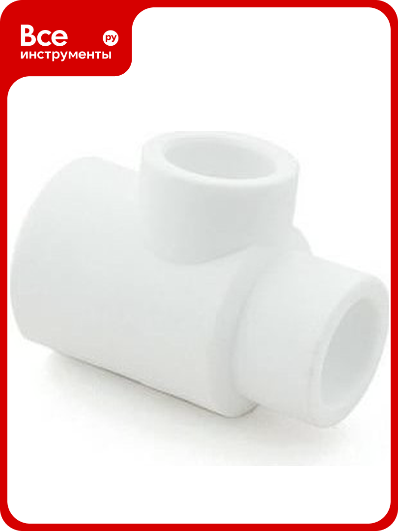 Переходной тройник RTP PPR 50x32x32 белый 28808