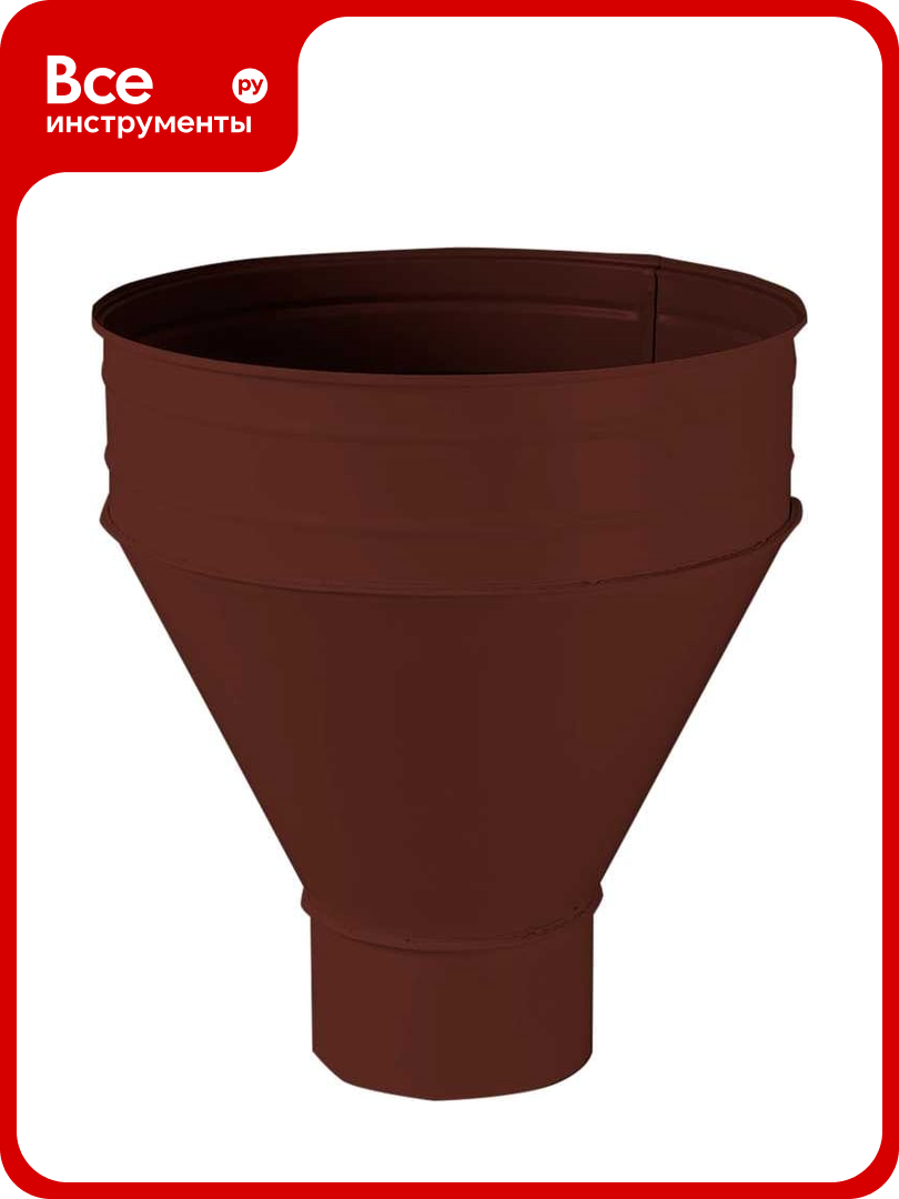 Водосборная воронка NIKA 185/150 RAL8017 niкапроект В0000034262