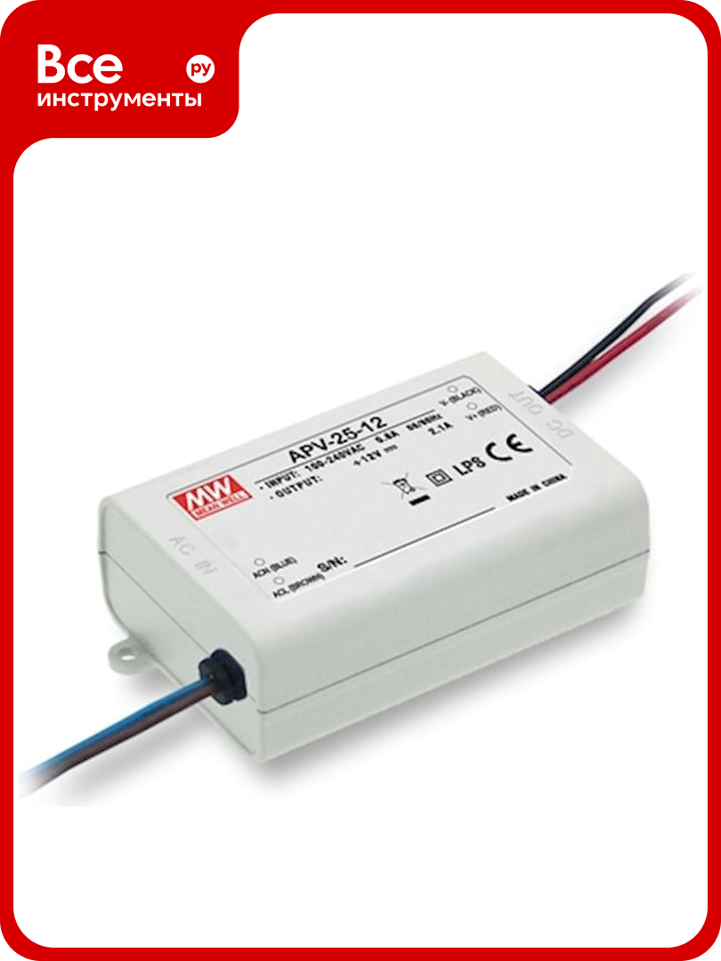 Источник питания Mean Well AC/DC APV-25-24 Т02039740
