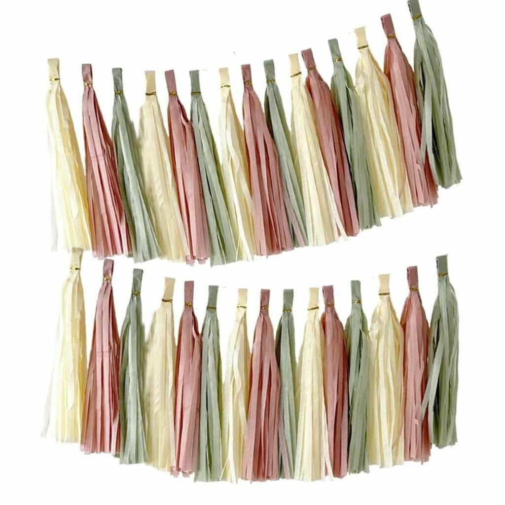 Бумажные гирлянды для украшения, - Серия пудр для румян