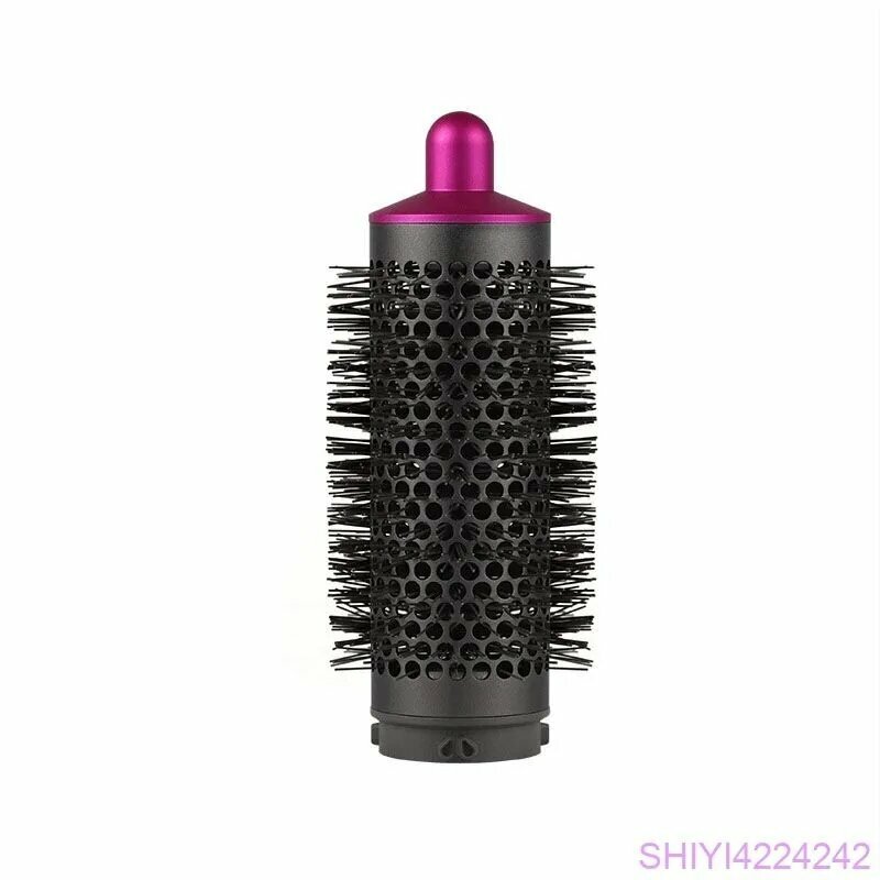 Насадка браш 38мм Фуксия, насадка для стайлера Airwrap HS05 HS01. Круглая щетка для создания объема.