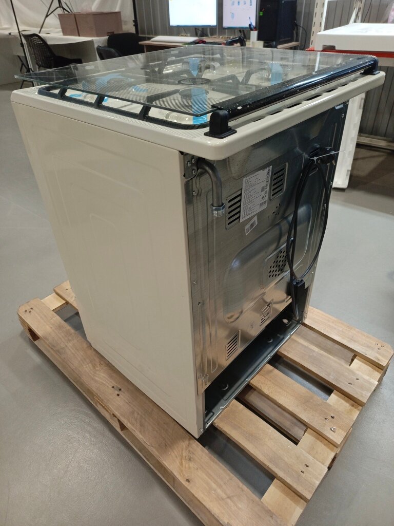 Комбинированная плита VESTA Valencia VGE 10-E Бежевая Retro CHU (1464137)