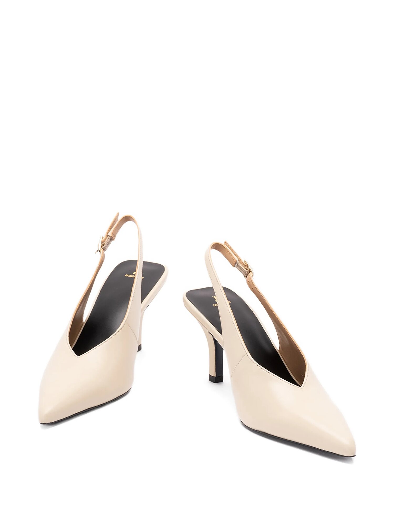 Босоножки PATRIZIA PEPE Leather slingback sandals, размер 36 EU, разноцветный — фото 1