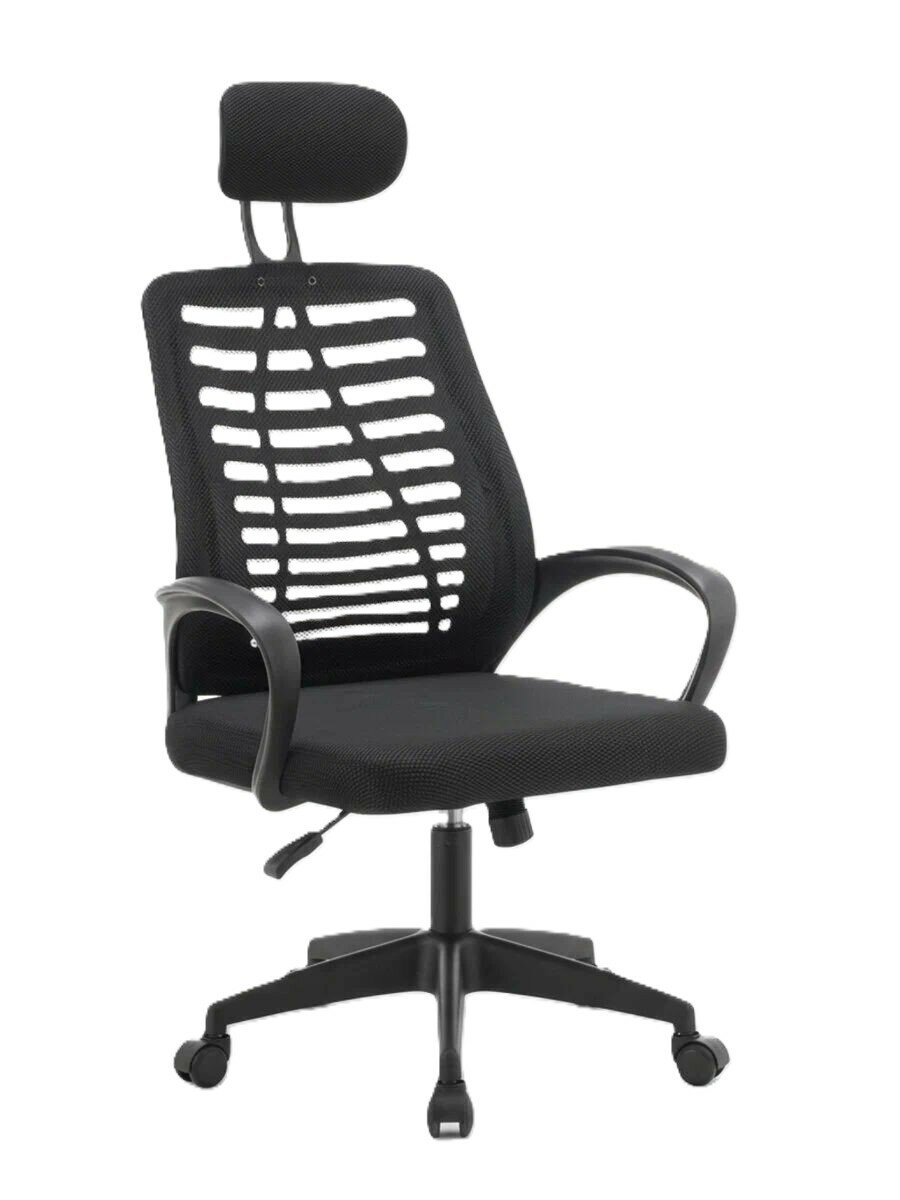 Рабочее компьютерное кресло на колесиках офисное Byroom MC023N-B Black