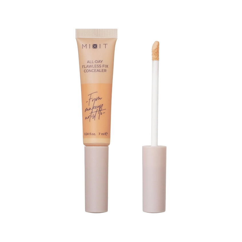 Консилер для лица MIXIT ALL DAY FLAWLESS FIX с безупречной фиксацией тон 003 Light honey