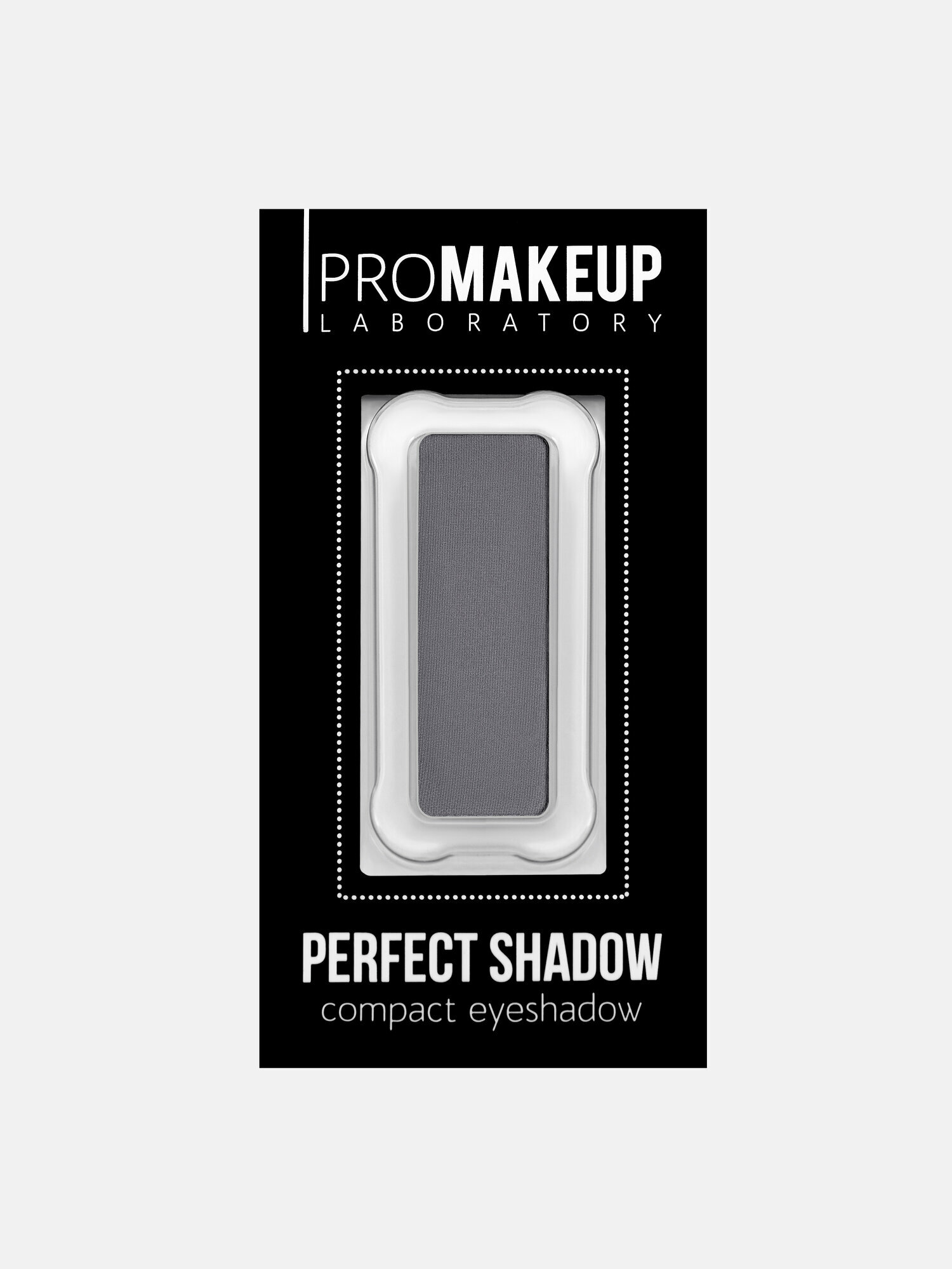 PROMAKEUP laboratory Тени для век компактные "PERFECT SHADOW", 4.3 г, 20 серый / матовый