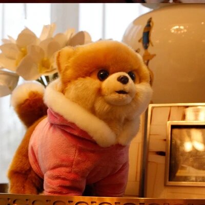 Лидер продаж, реалистичные домашние животные, плюшевые игрушки, 28x22x13 Dress Akita