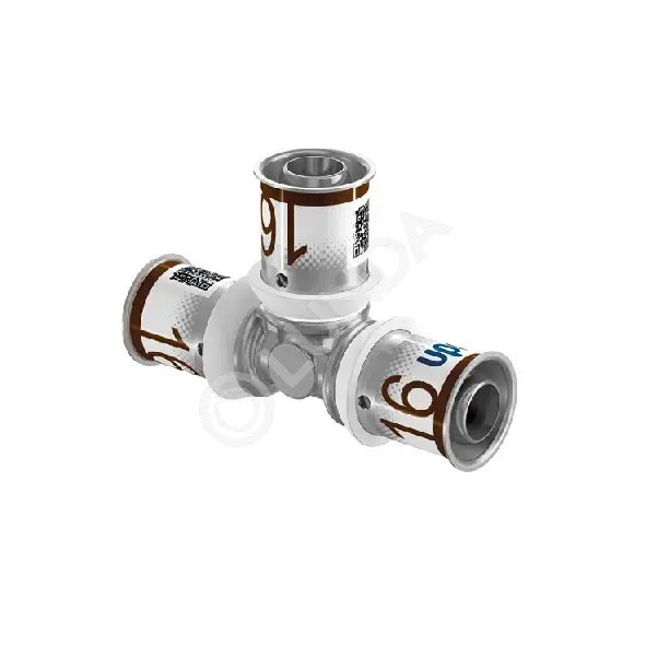 Тройник-пресс 16х16х16, S-PRESS PLUS, Uponor MLC 1070560