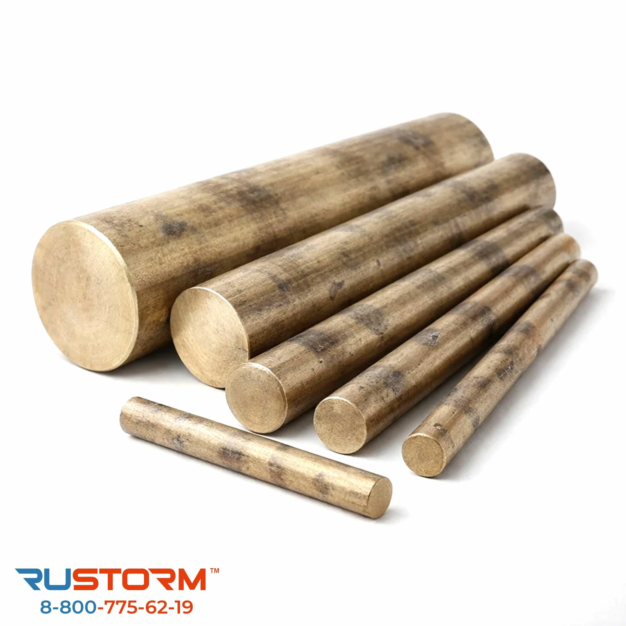 Круг бронзовый 100х25 мм БрО10С10 заготовка (пруток, стержень)