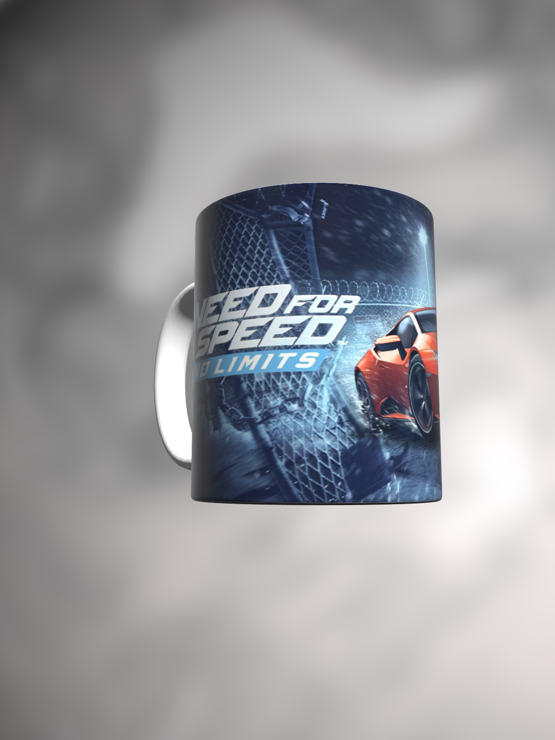 Кружка No limits NFS NL 330 мл, керамическая с ярким принтом, подходит для СВЧ, горячих и холодных напитков — фото 1