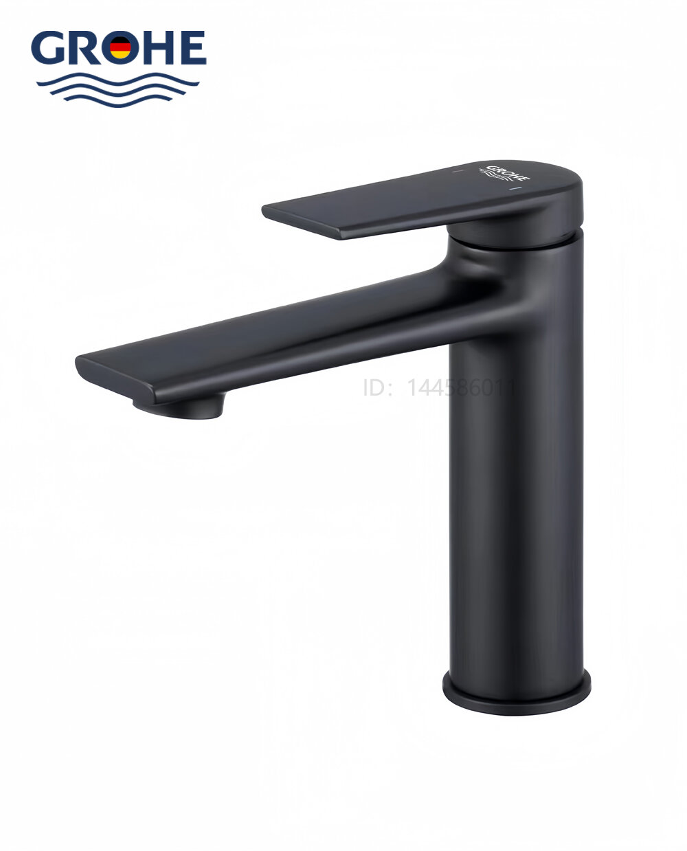 Смеситель для кухонной раковины GROHE, цвет «оружейная сталь» (матовый темно-серый/черный).