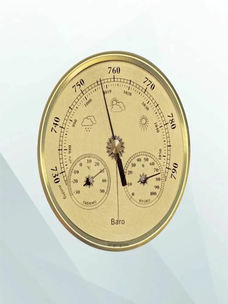 Высокоточный настенный барометр, не содержащий жидкости