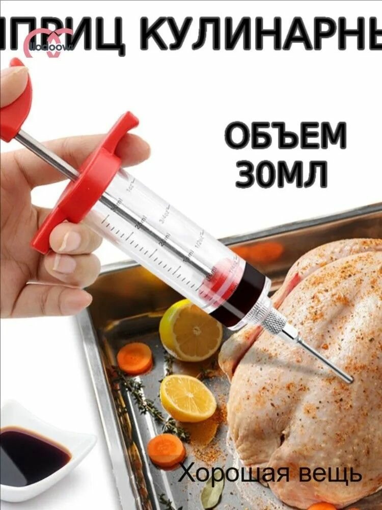 Шприц для мяса, насадок: 1 шт, мешков: 1 шт