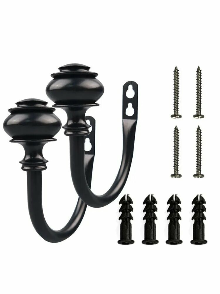 Подхваты для штор 2 шт. держатель для штор, крючки для занавесок.