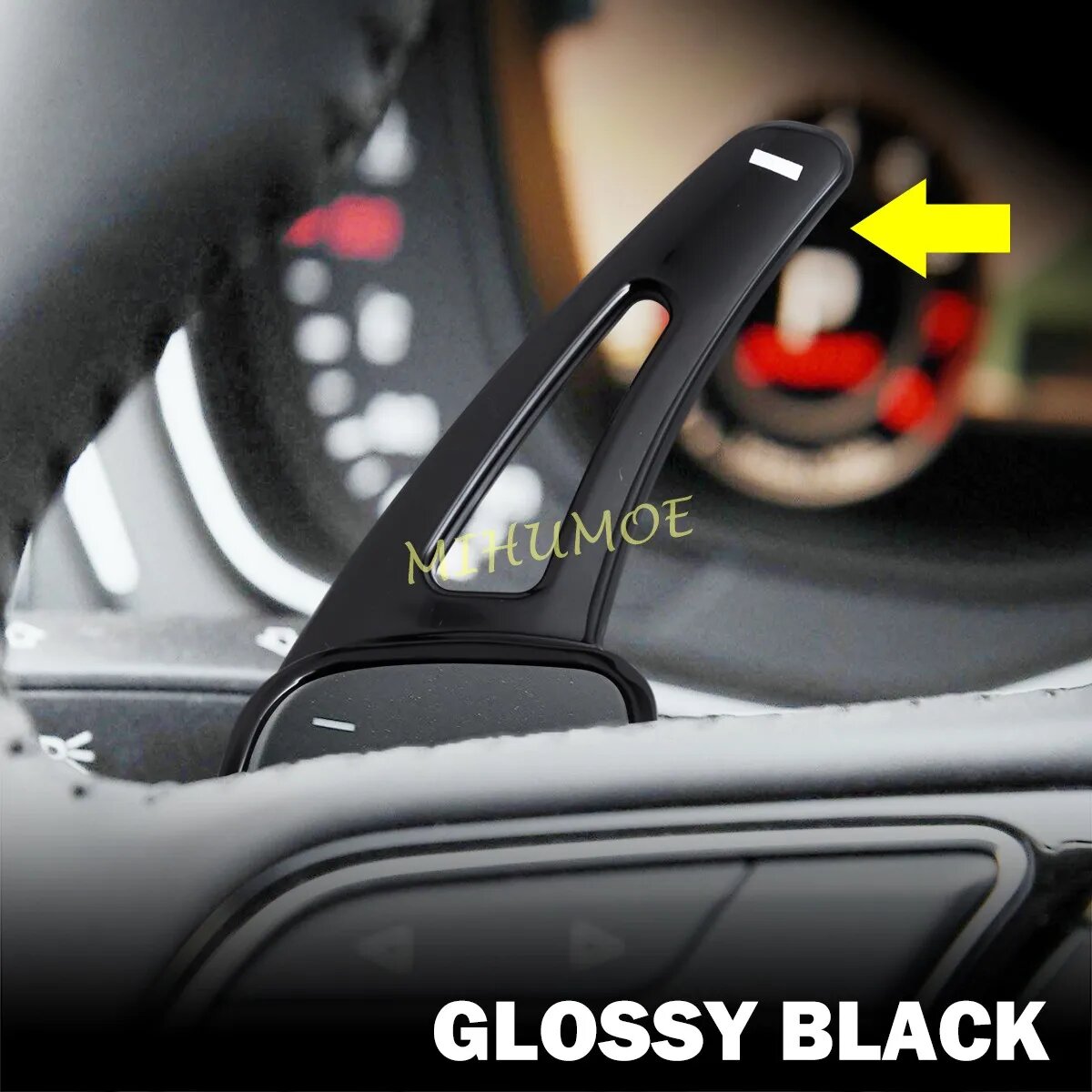 Удлинитель переключения передач Glossy Black для Audi A3 A4