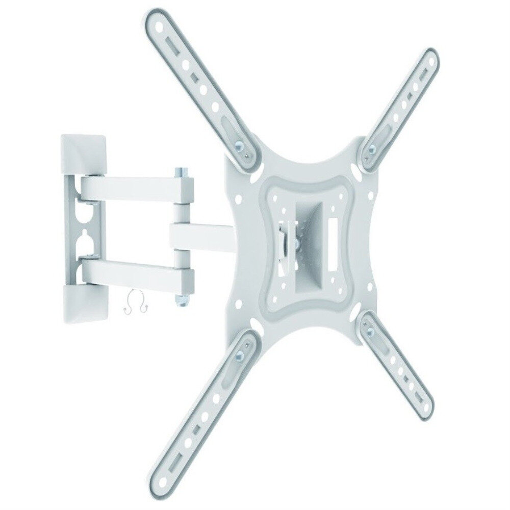 Кронштейн для телевизора ITech LCD543, наклонный, металл, белый