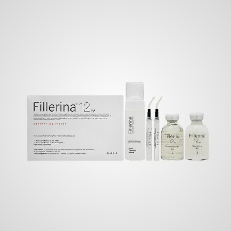 12 Набор с укрепляющим эффектом + Очищающий мусс для лица 4 FILLERINA 12 Promo Pack Набор 1 шт