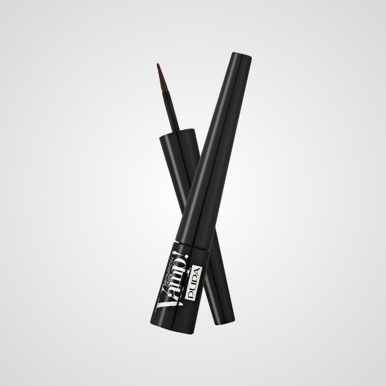 Подводка для глаз с фетровым аппликатором тон 200 коричневый PUPA MILANO VAMP! DEFINITION LINER 200 Подводка 2,5 мл