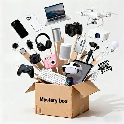 Коробка с сюрпризом "мистери бокс" super mystery box оригинальные и универсальные подарки для друзей и всей семьи