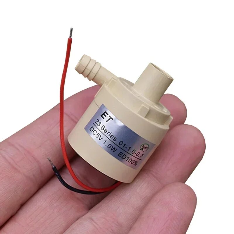 Бесщеточный водонепроницаемый погружной центробежный насос DC5V/6V для циркуляции воды, для фонтанов, аквариумов и резервуаров (DIY)