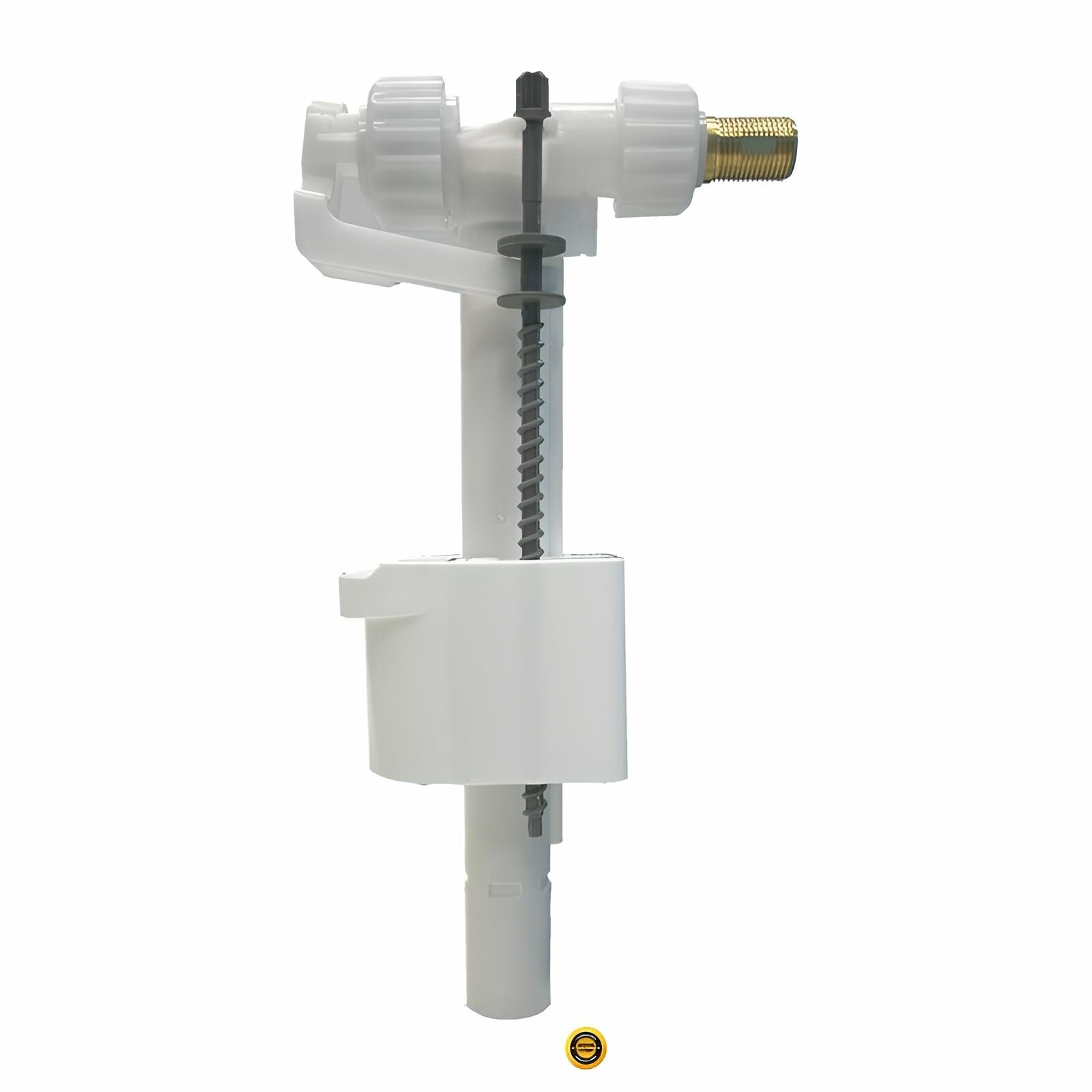 Клапан наполнительный инсталляции, совместимый Cersanit LEON, TARGET и др, заливной впускной арт. S-IN-LEON-C2170, арматура сливного бачка подвесного унитаза с металлической резьбой 3/8"