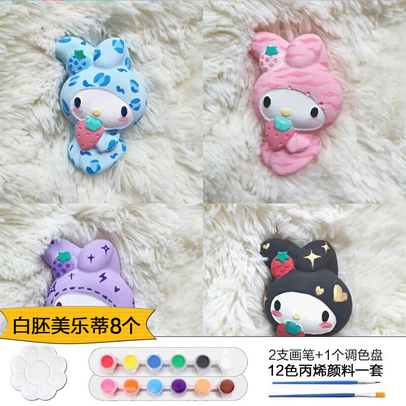 Пазл Гипсовая кукла Раскраска Граффити Рюкзак Медведь Креативный DIY Раскраска Детская живопись Образовательное ремесло