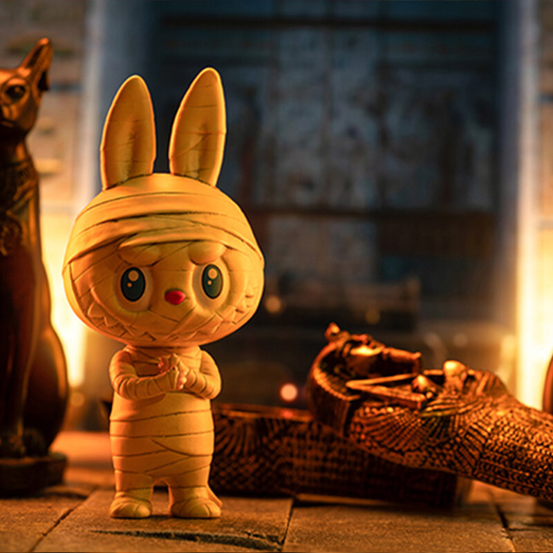 POP MART LABUBU Monster Carnival Collection Полный набор загадочных коробочек, Confirmed-Pumpkin Monster (Open)