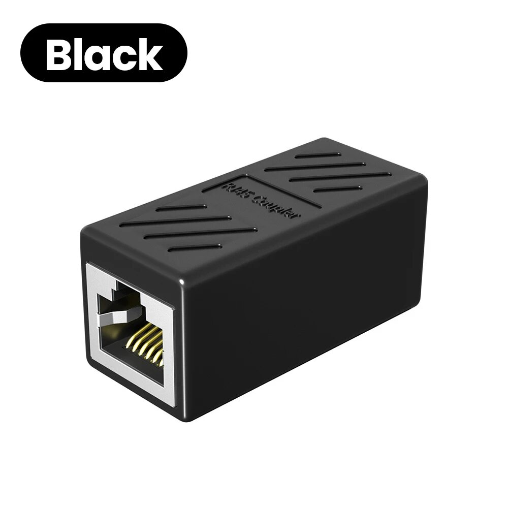 Гигабитный сетевой удлинитель RJ45 Black