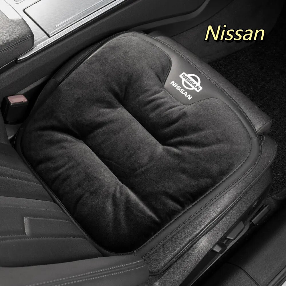 Автомобильная подушка на сиденье Nissan, бархатная, 1 шт, для передних и задних сидений