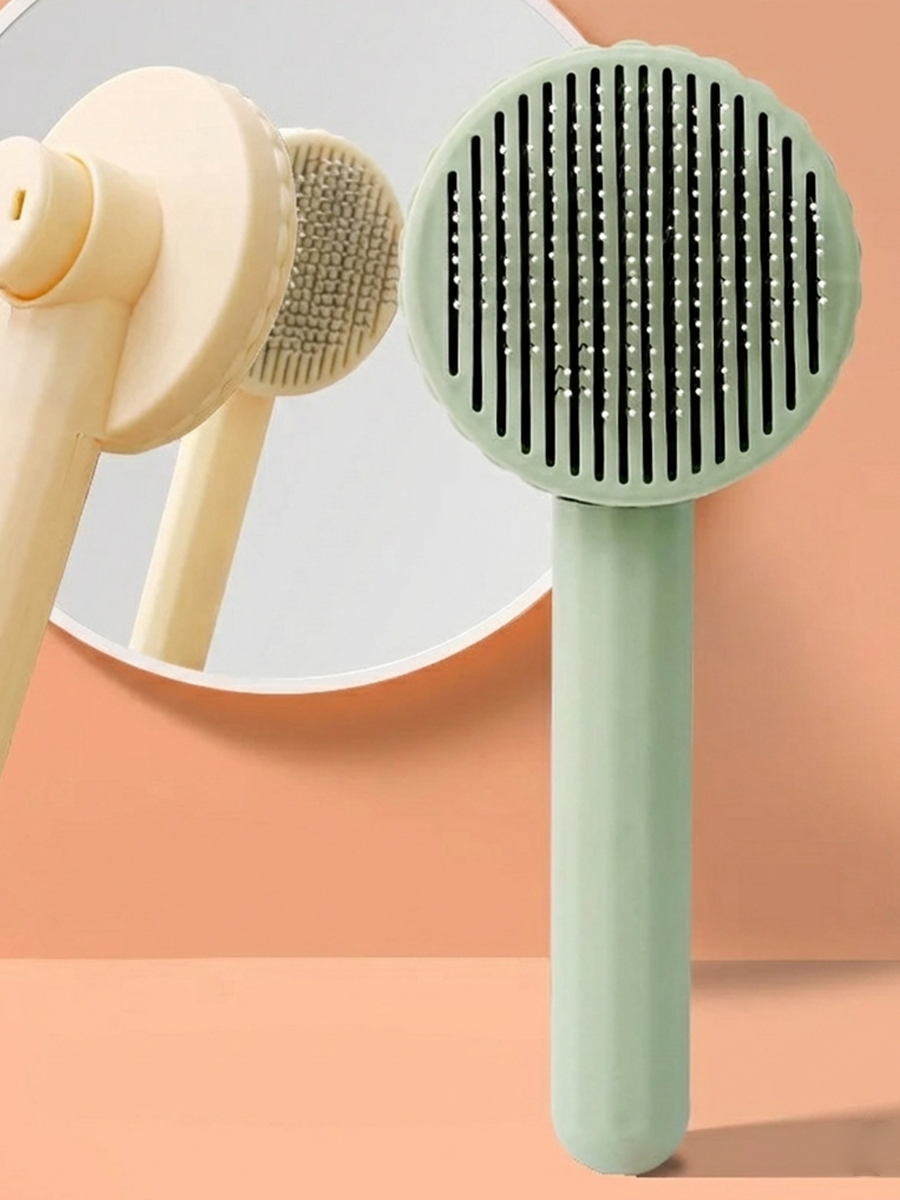 Пуходерка, расческа, дешеддер, чесалка для кошек, собак, случайный цвет